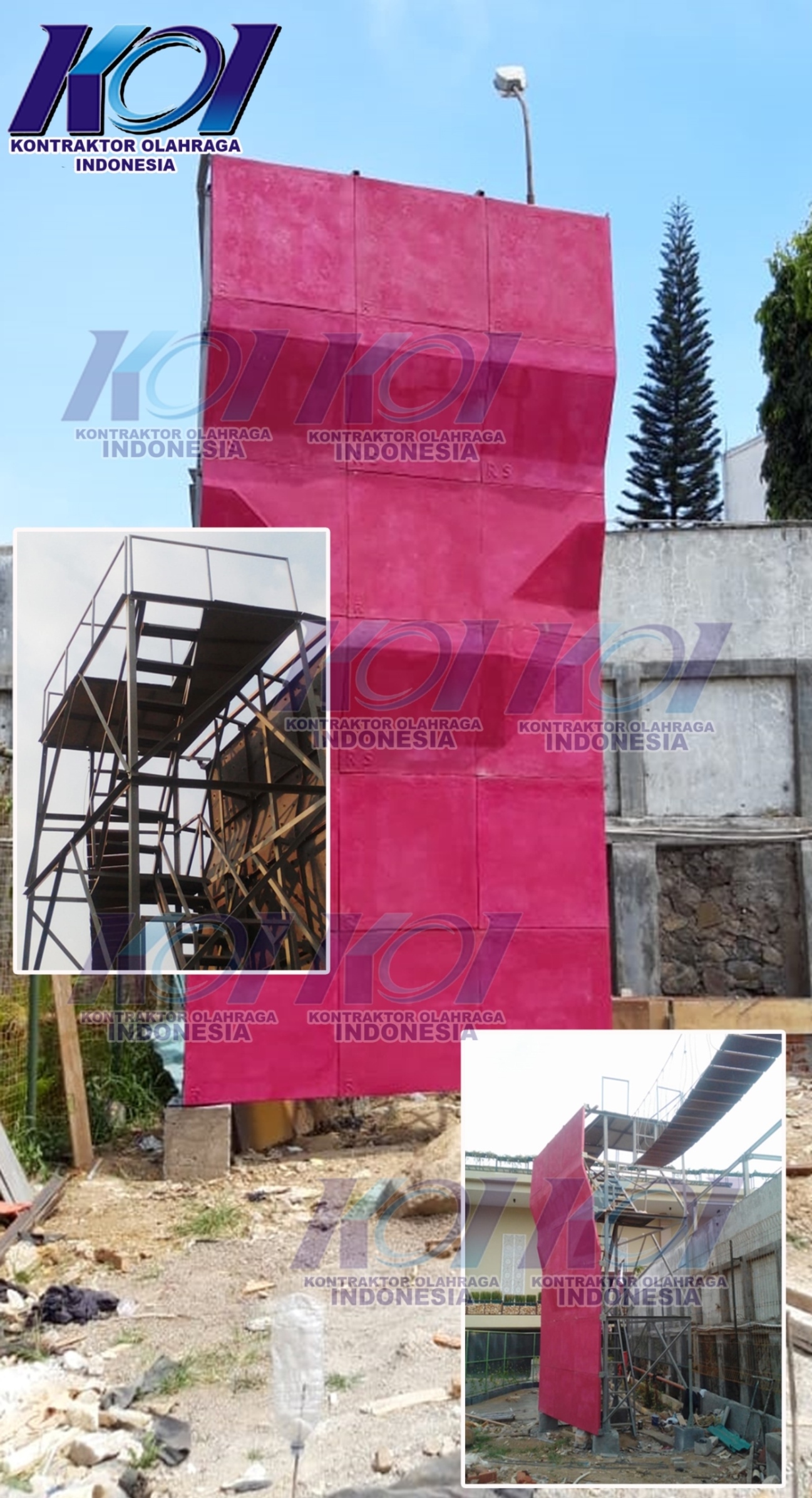 Pembuatan Wall Climbing Lead di Hotel Sahid Grand Sunshine Soreang ...